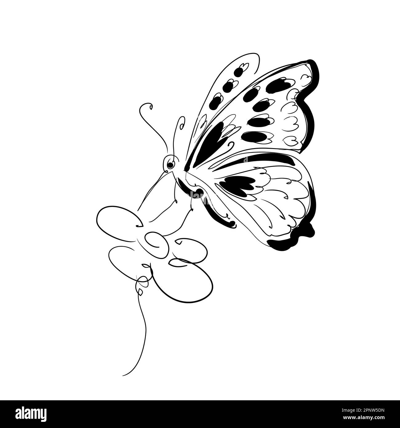 Flower print Stock Vector Images - Alamy