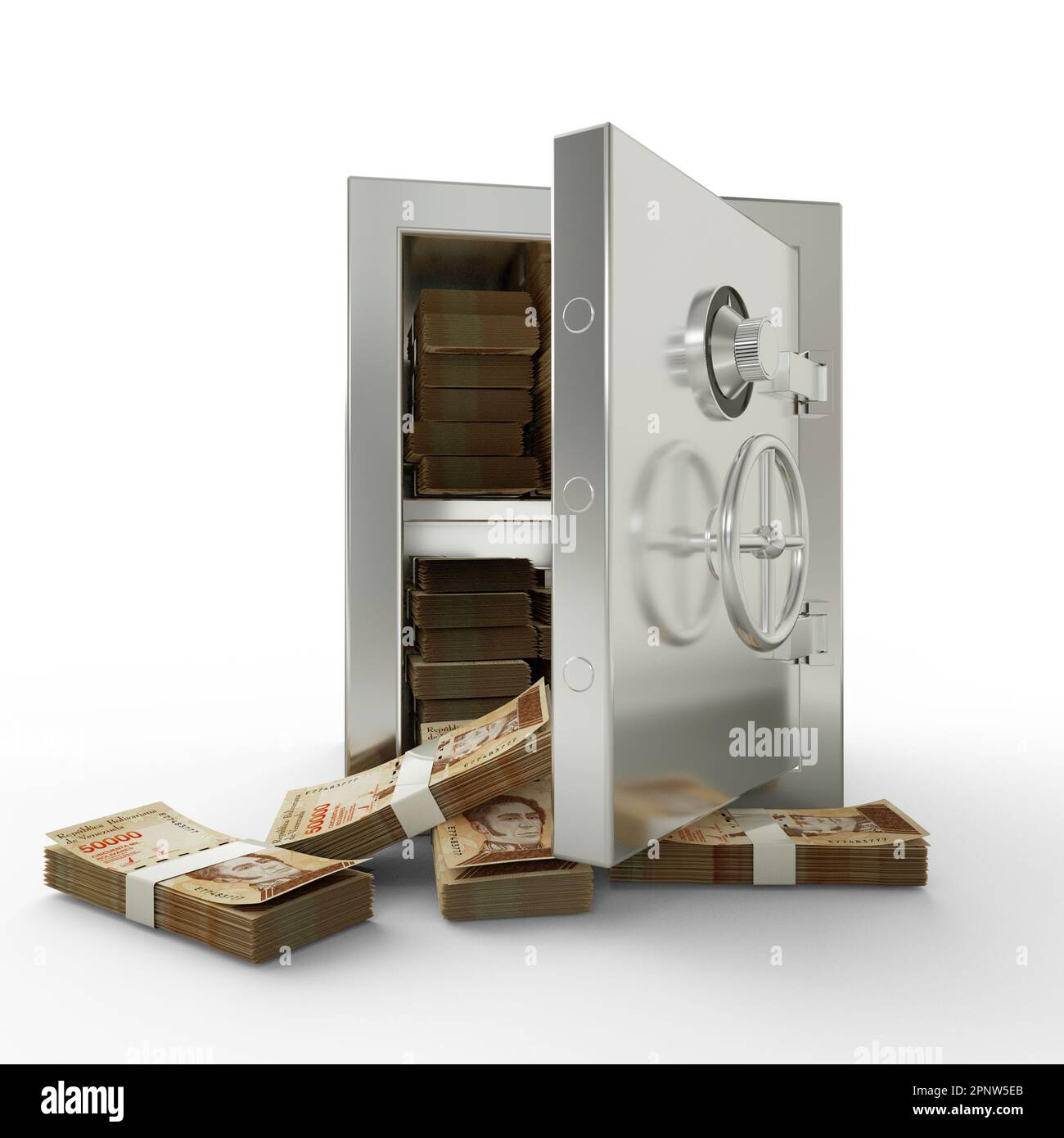 3D rendering of a mobile phone with soccer ball and stacks of ...