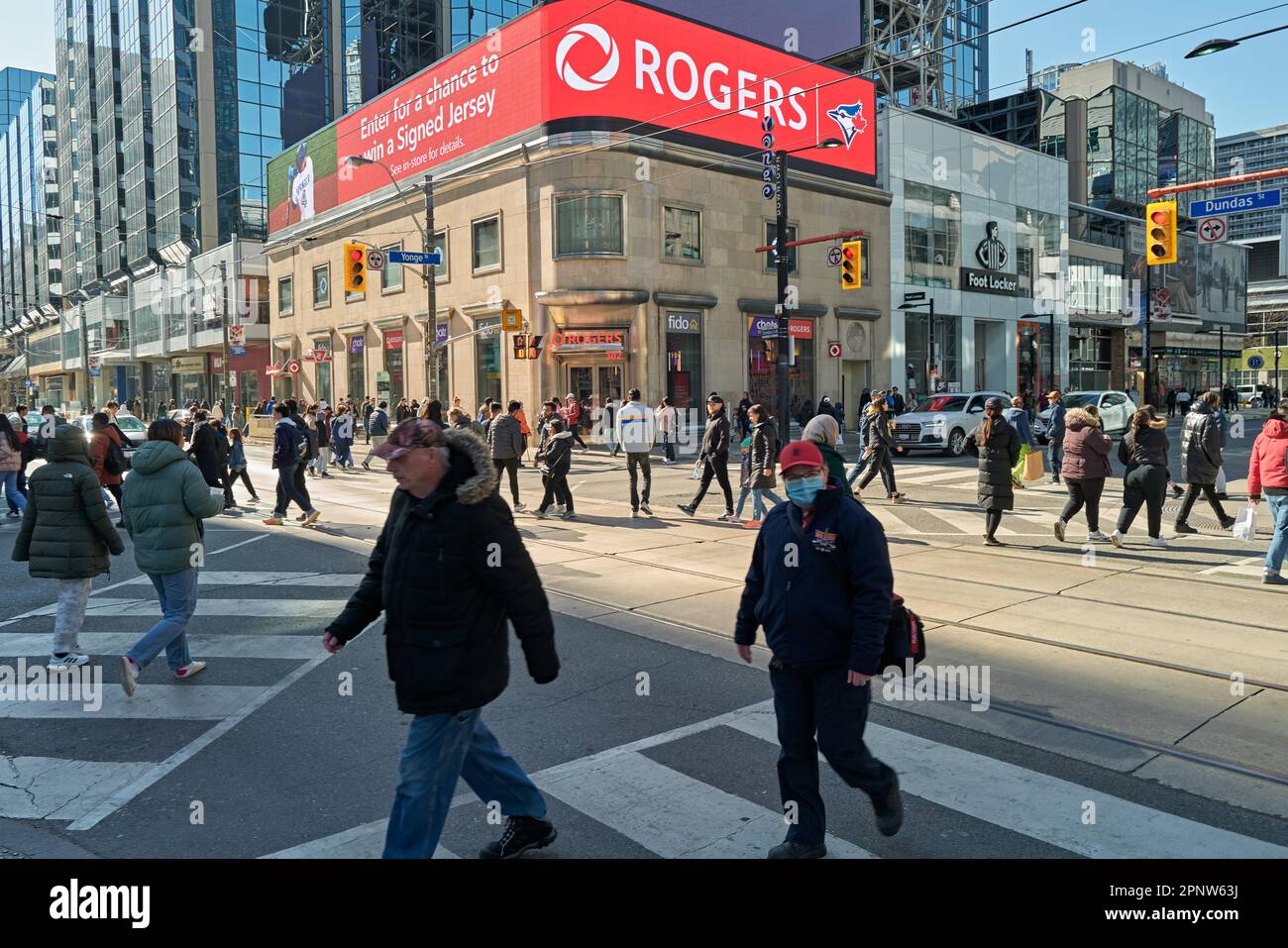 Yonge Street Toronto Stock Photo - Alamy