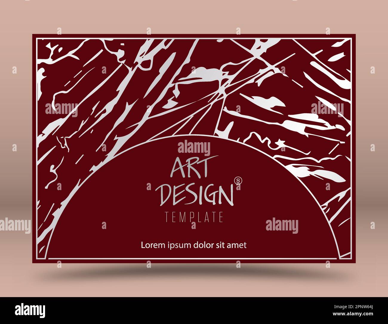 The layout of a luxury product packaging design, cover, poster, banner ...