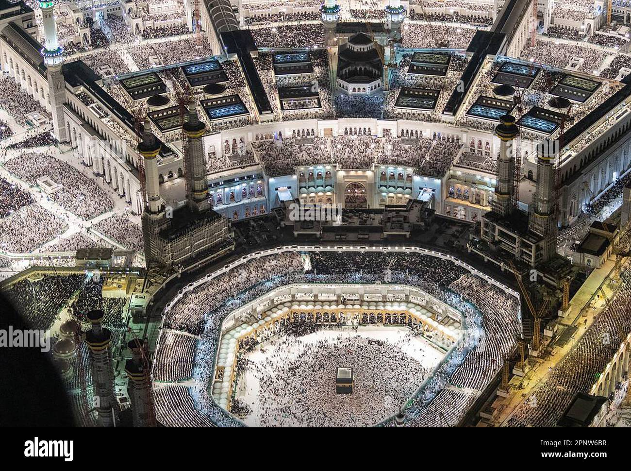 Grand mosque mecca aerial view hi-res stock photography and images - Alamy