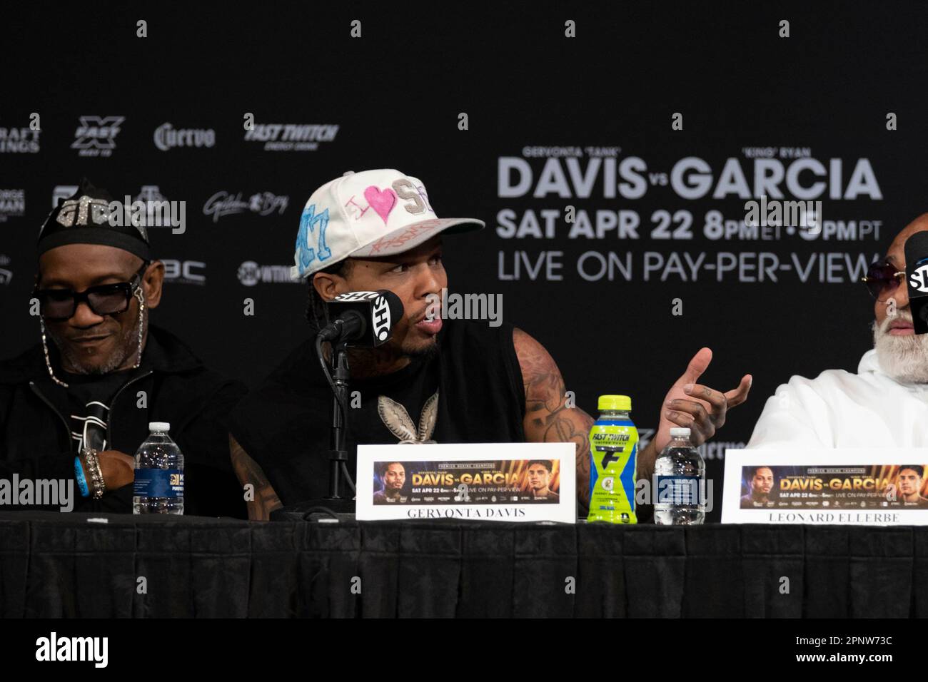 Las Vegas, Nevada, USA. 20th Apr, 2023. Gervonta ""˜Tank' Davis ...