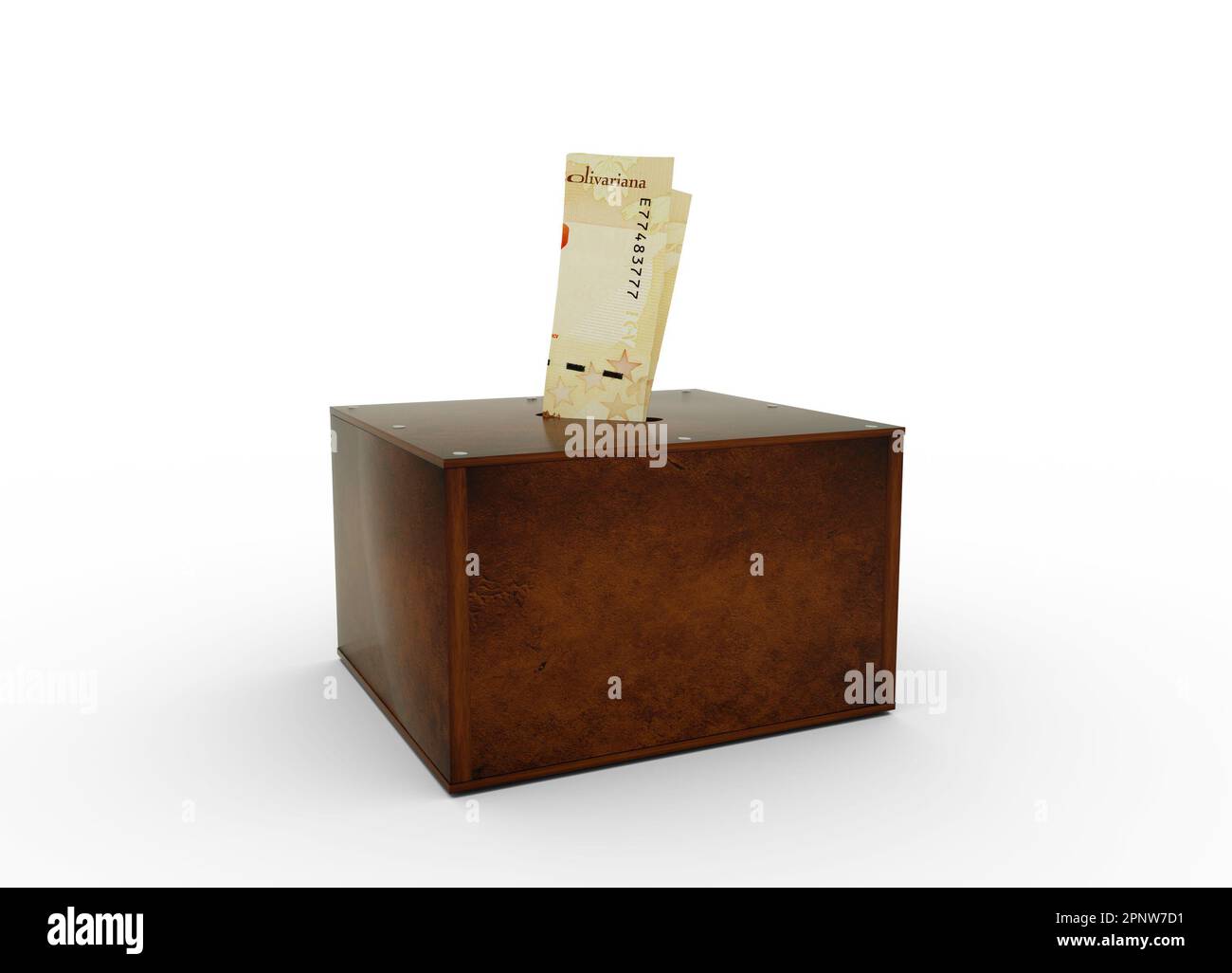 Piggy bank with folded banknote hi-res stock photography and images - Alamy