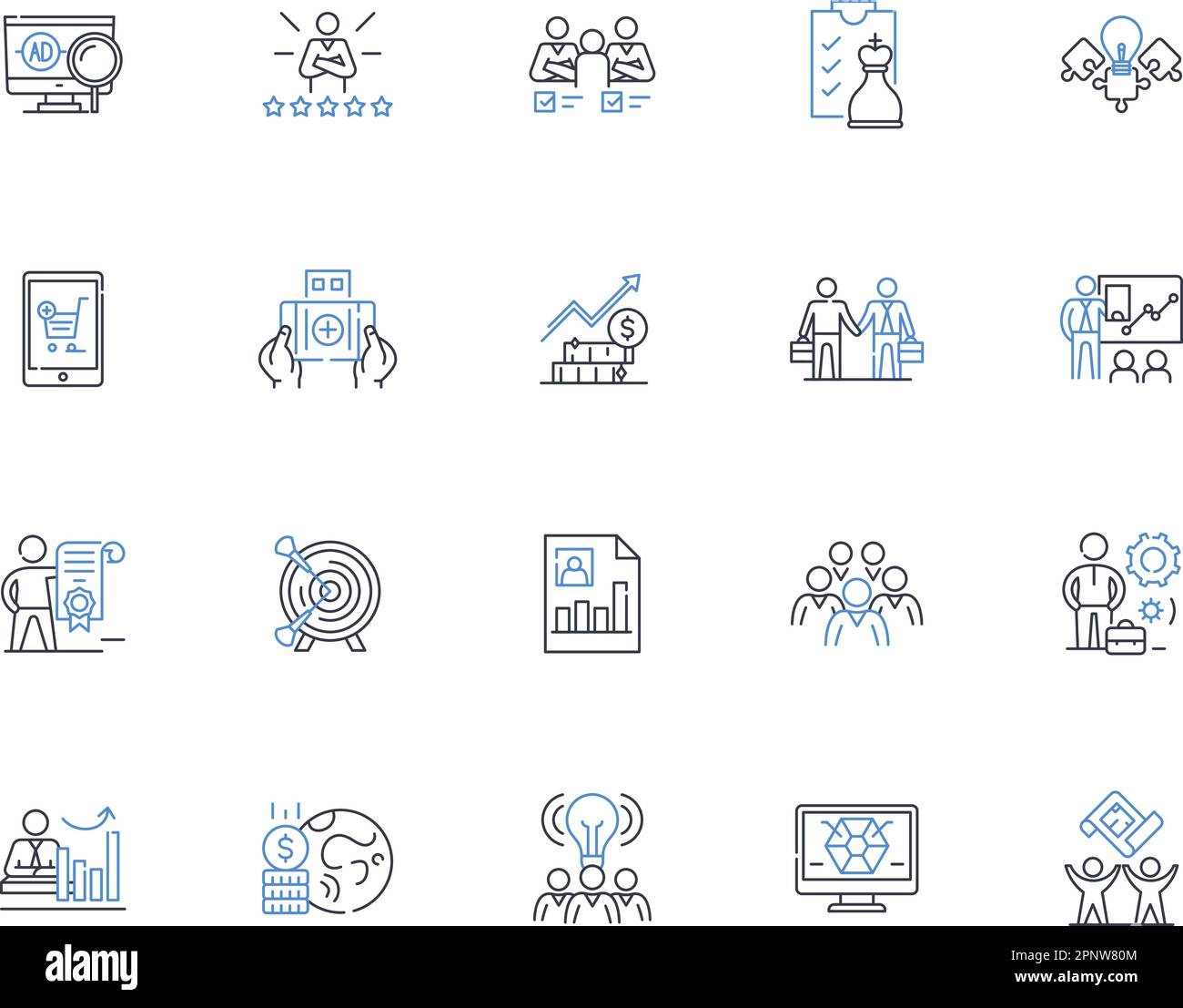 Objective line icons collection. Aim, Target, Destination, Ambition ... Objective line icons collection. Aim, Target, Destination, Ambition ...