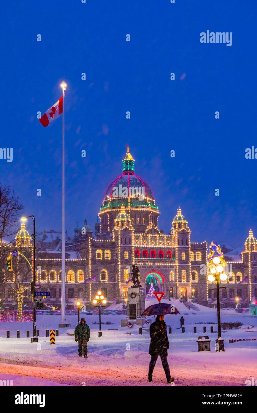 Victoria british columbia christmas lights hi-res stock photography and ...