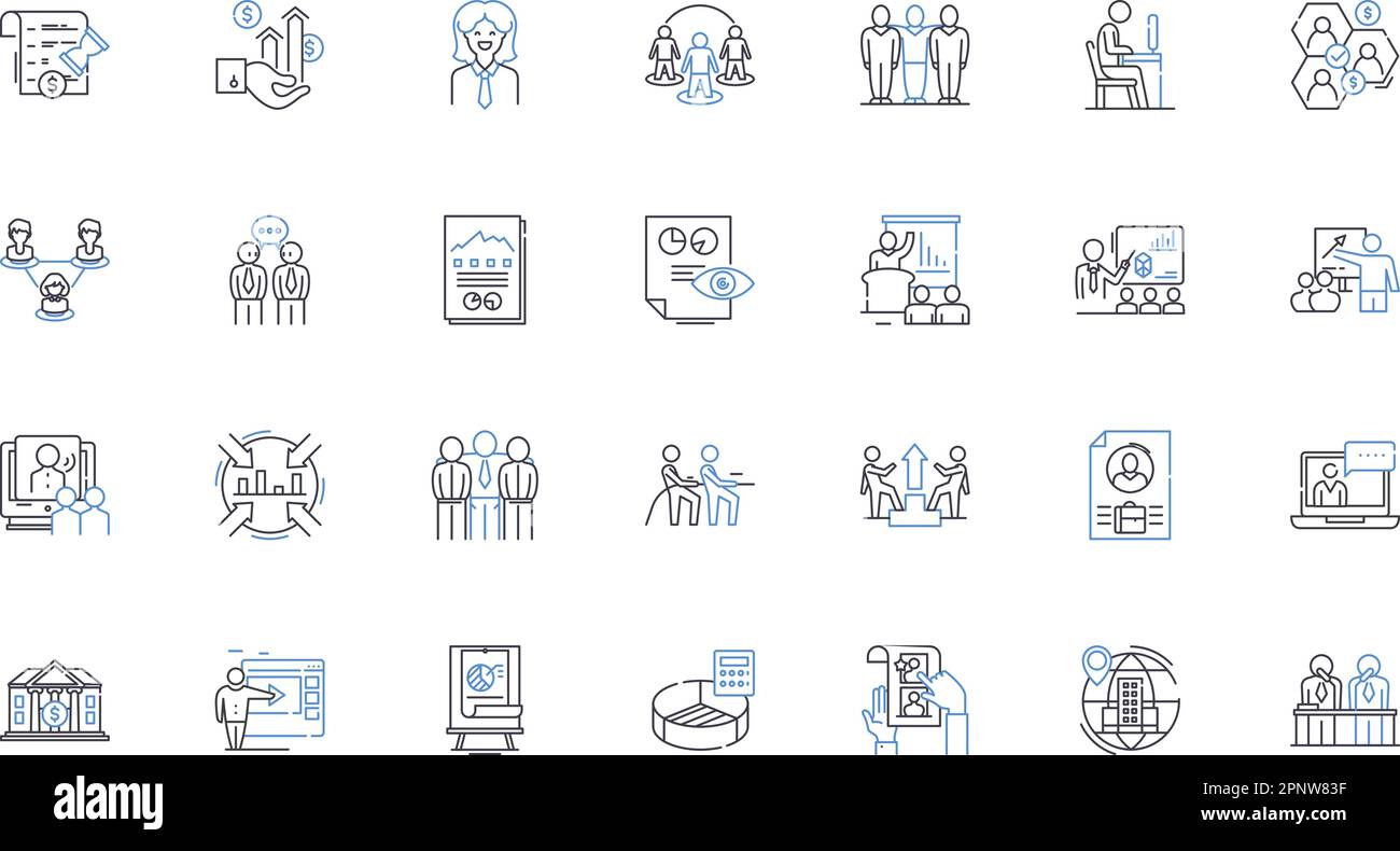 Institution system line icons collection. Accreditation, Academic ...