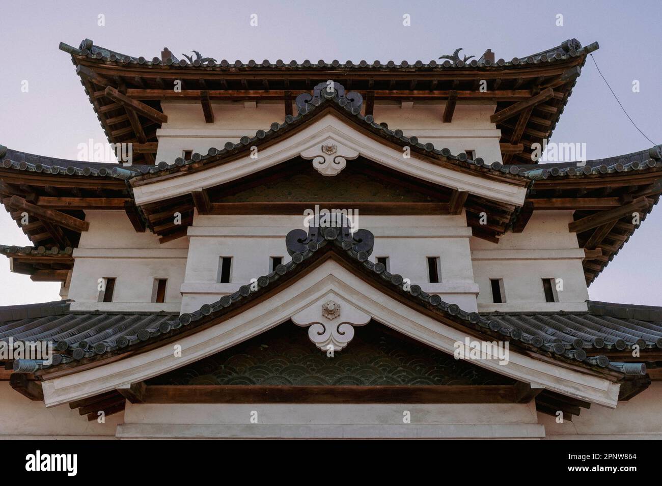 The beautiful scenery of Hiroksaki Castle in the spring Stock Photo - Alamy