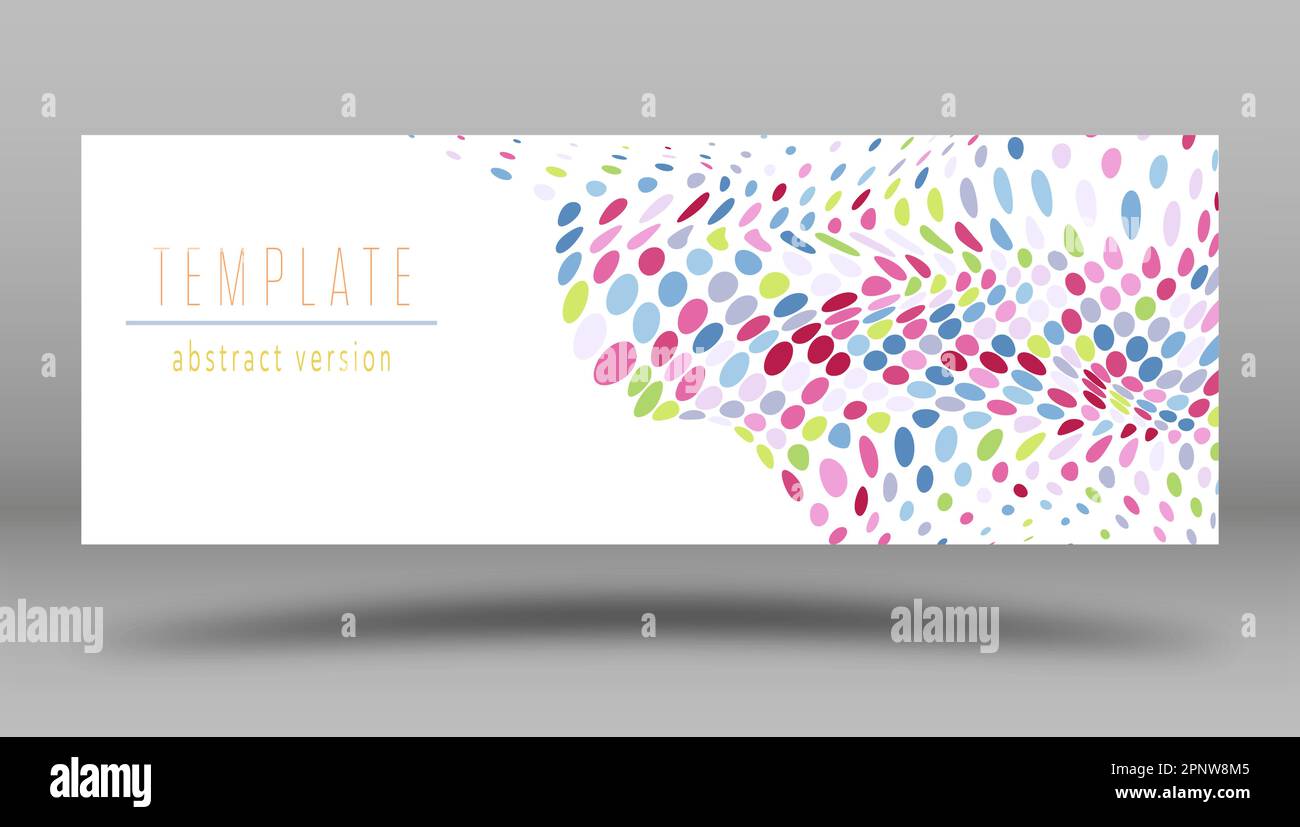 Abstract color design template for background, cover, screensaver ...