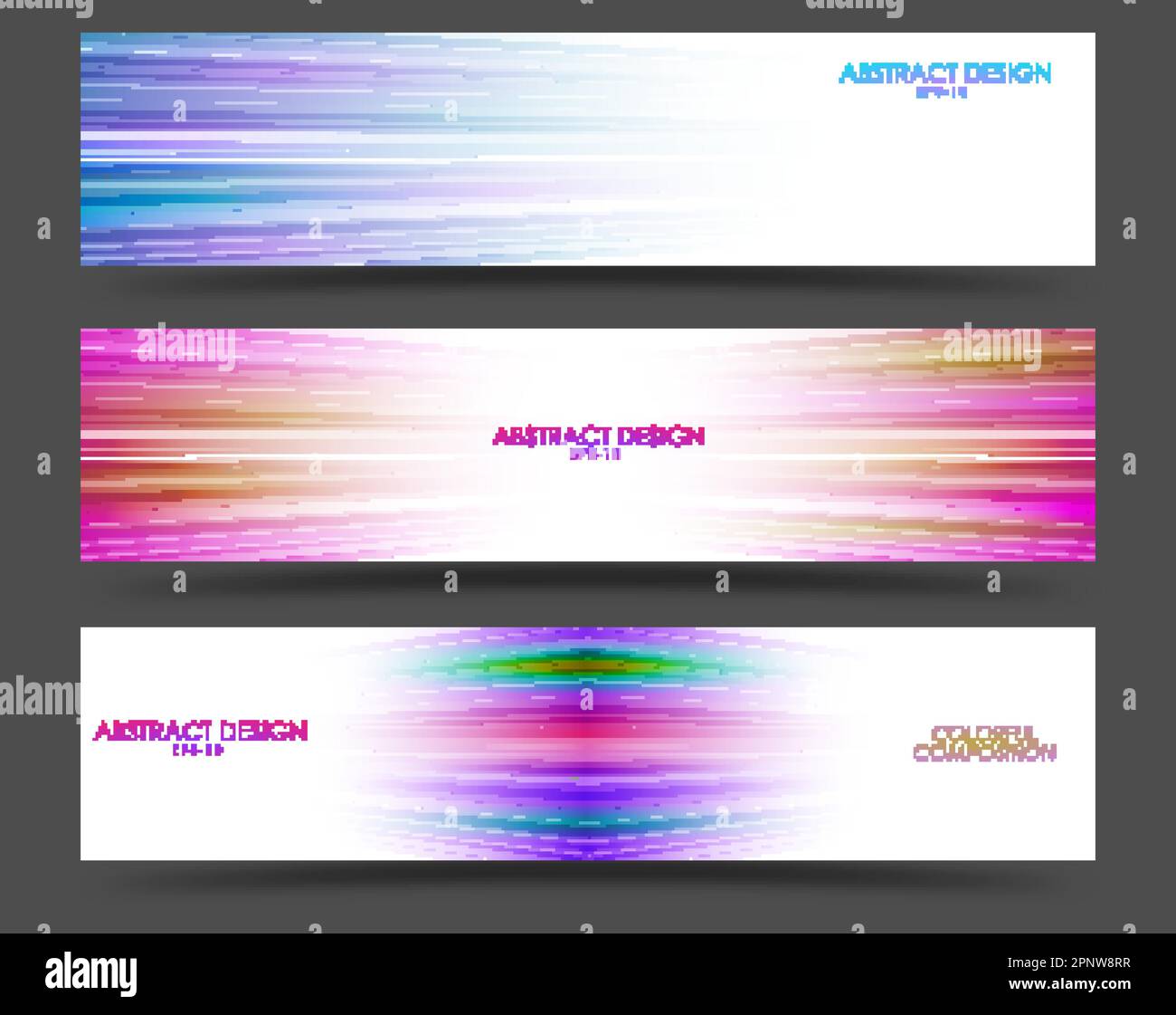 Colorful gradient. A set of backgrounds for websites, apps and social ...