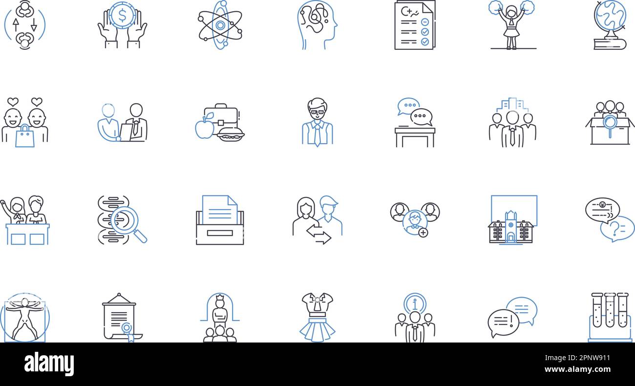 Graduation line icons collection. Achievement, Success, Diploma ...