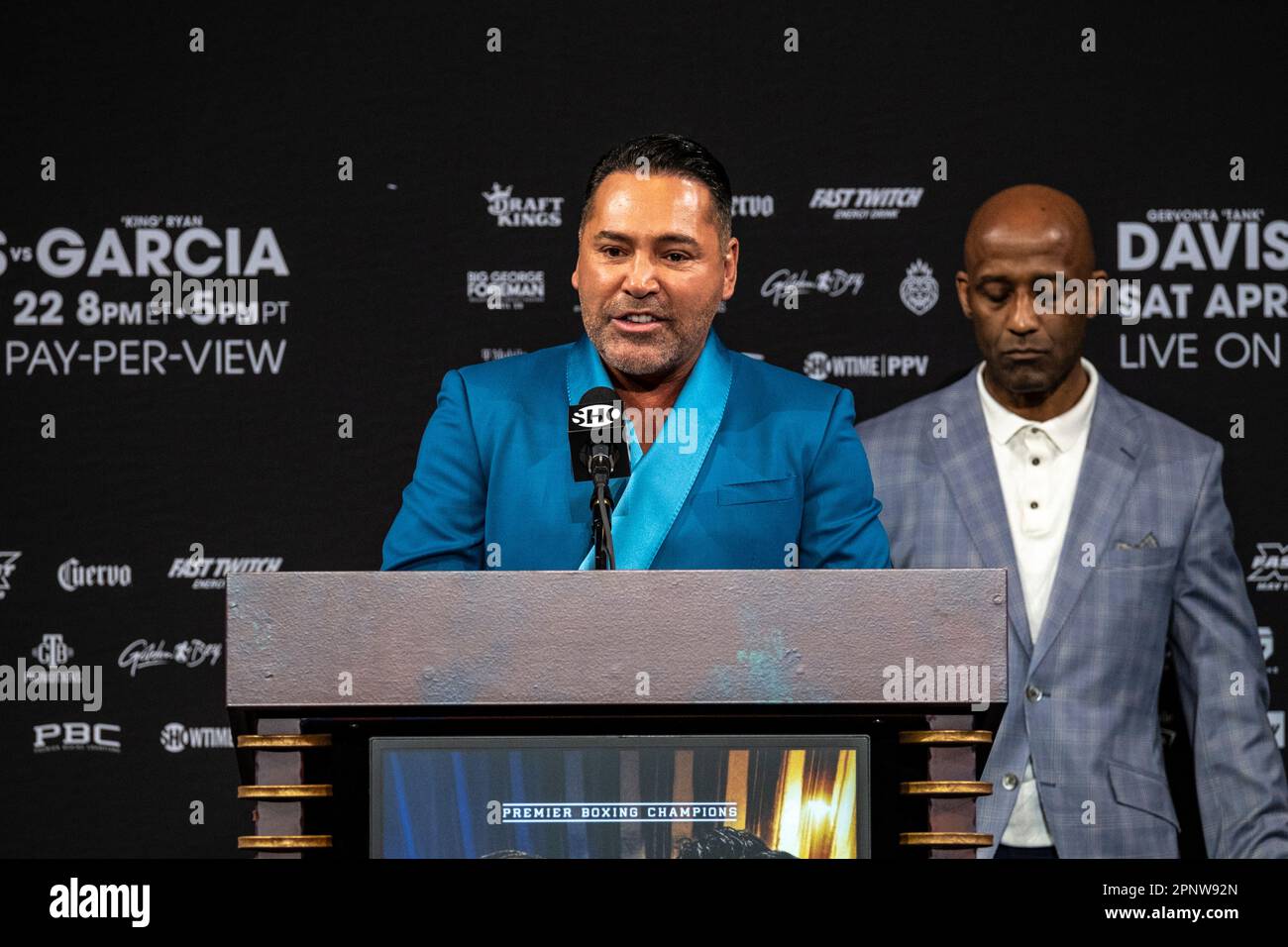 Las Vegas, Nevada, USA. 20th Apr, 2023. Boxing legend and promoter ...