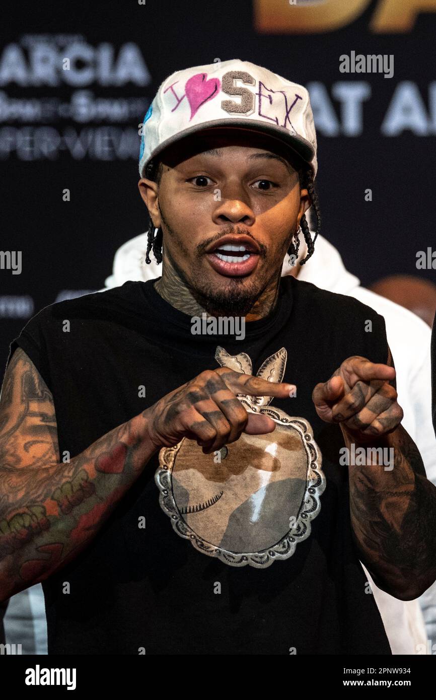 Las Vegas, Nevada, USA. 20th Apr, 2023. Gervonta ""˜Tank' Davis ...