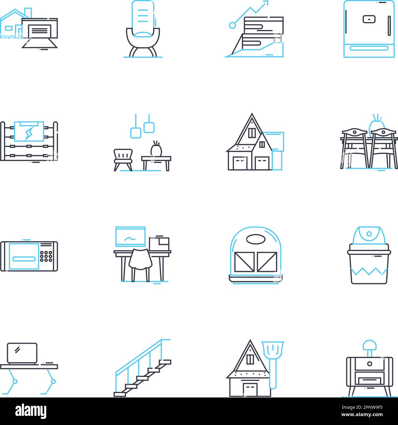 Design emporium linear icons set. Aesthetics, Creativity, Innovation ...