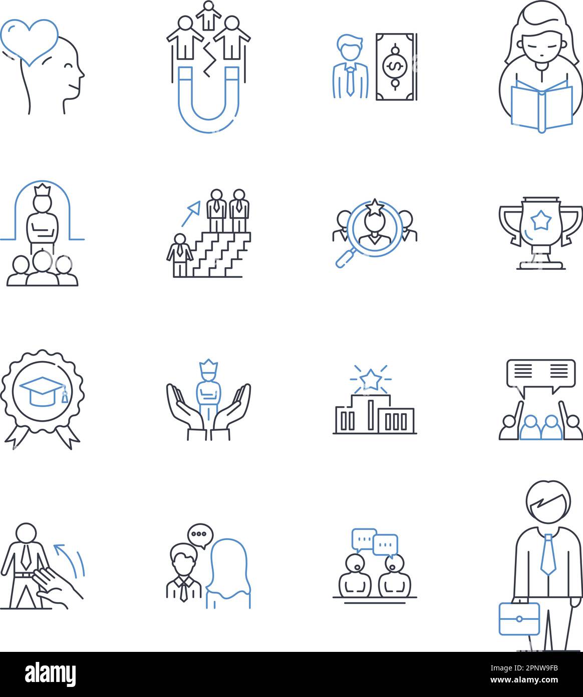 Financial advisement line icons collection. Investments, Budgeting ...