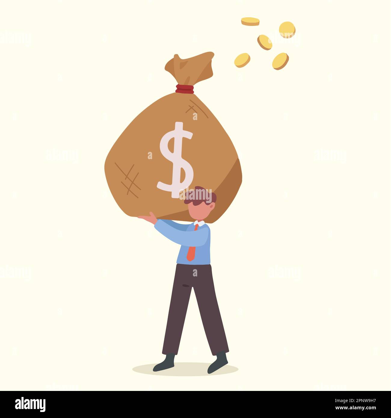Man carrying large sack hi-res stock photography and images - Alamy