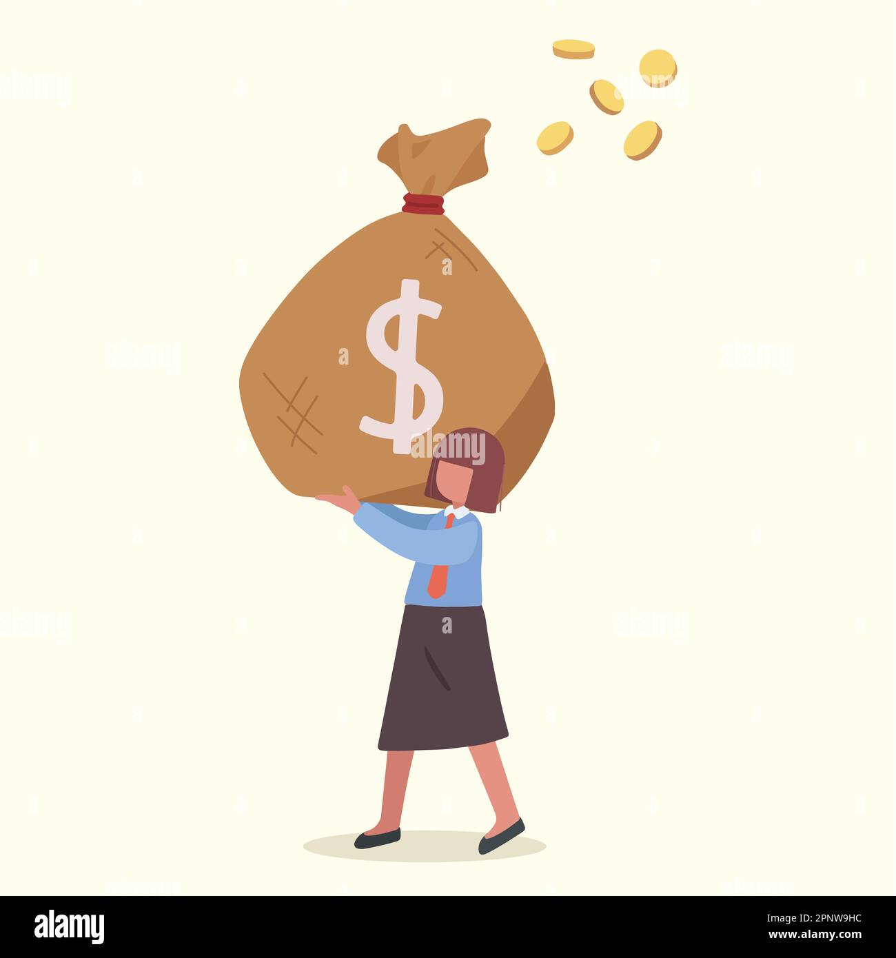 Female heavy bag hi-res stock photography and images - Alamy