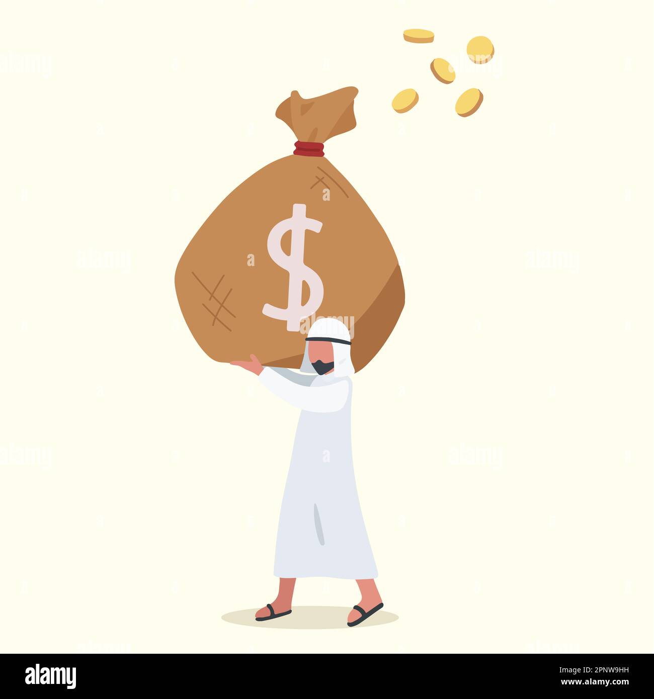 Man carrying large sack hi-res stock photography and images - Alamy