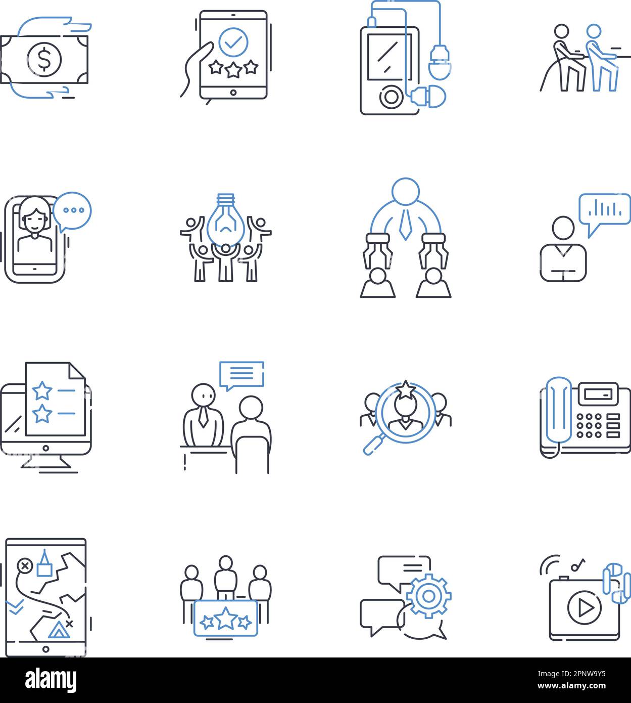 Collaborative showcase Stock Vector Images - Alamy