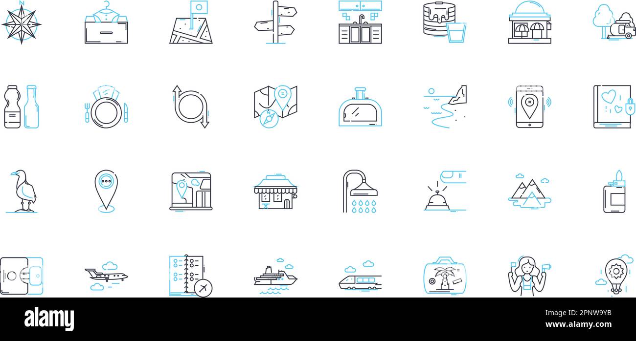 Guidance linear icons set. Mentorship, Counseling, Direction, Support ...