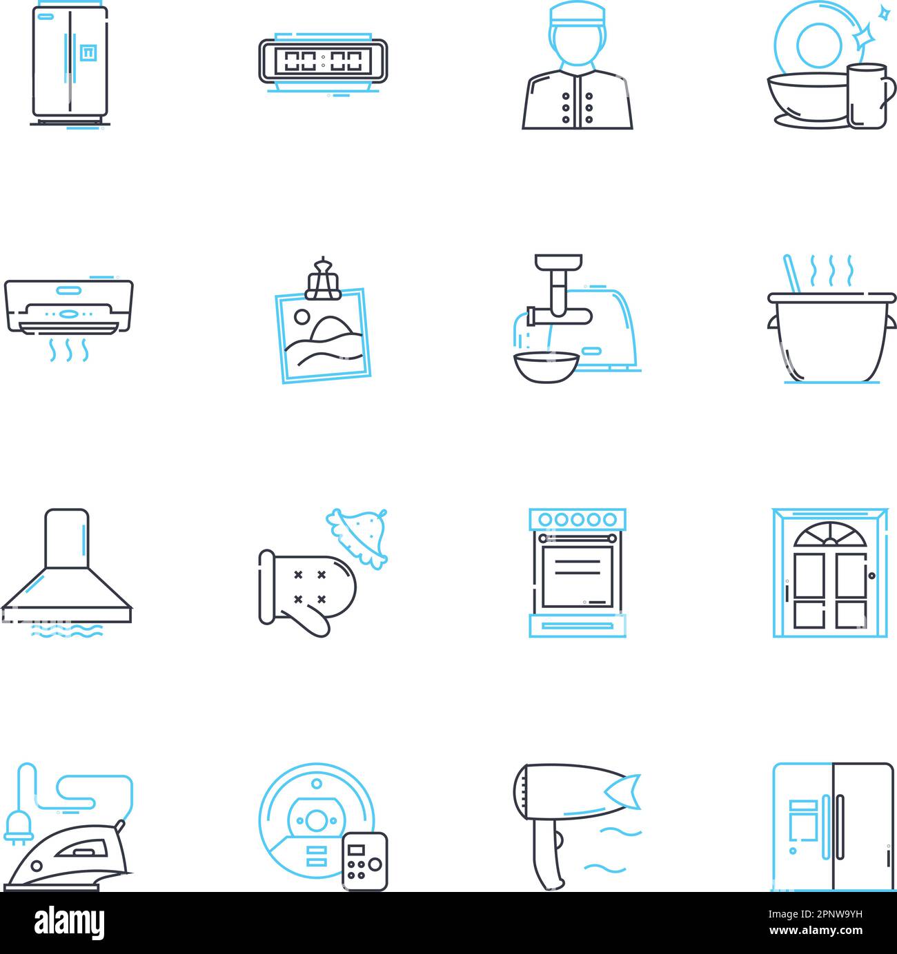 VIP treatment linear icons set. Exclusive, Privileged, Elite, Special ...