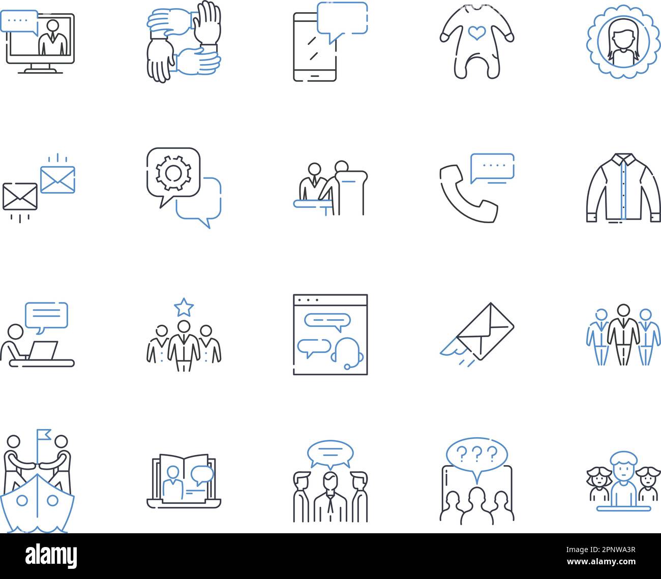 Store and shopper line icons collection. Purchase, Discount ...