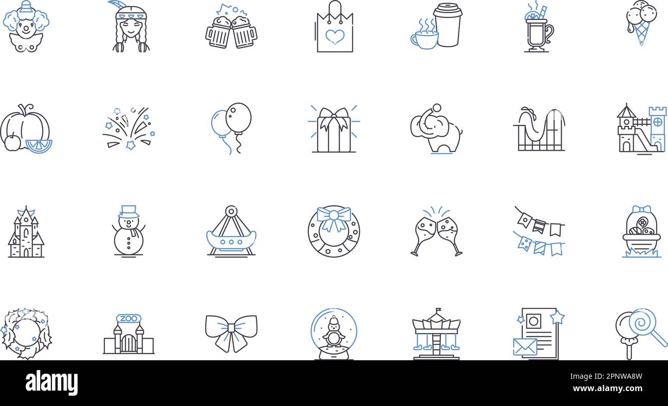 Saluting success line icons collection. Achievement, Accomplishment ...