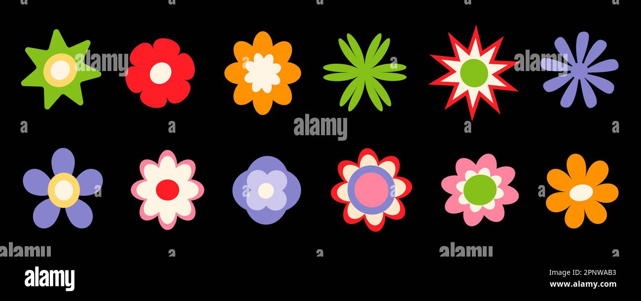 Geometric Flower Shapes