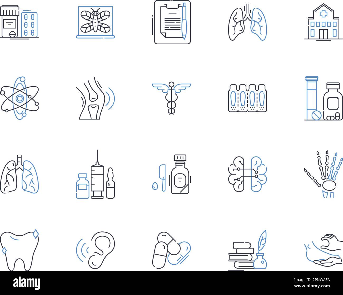 Medical assistance line icons collection. Aid, Assistance, Emergency ...