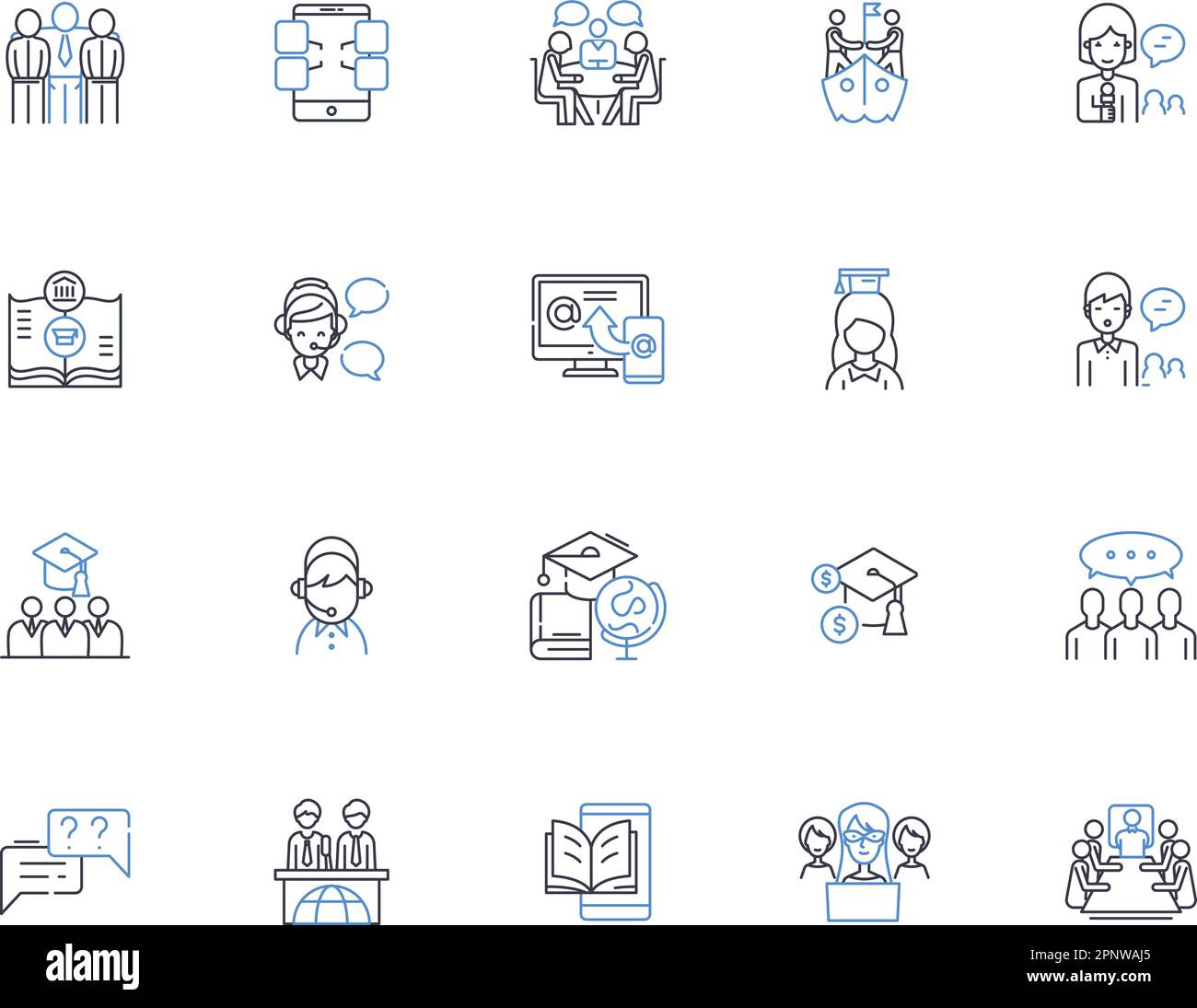 Pedagogy line icons collection. Learning, Teaching, Curriculum ... Pedagogy line icons collection. Learning, Teaching, Curriculum ...