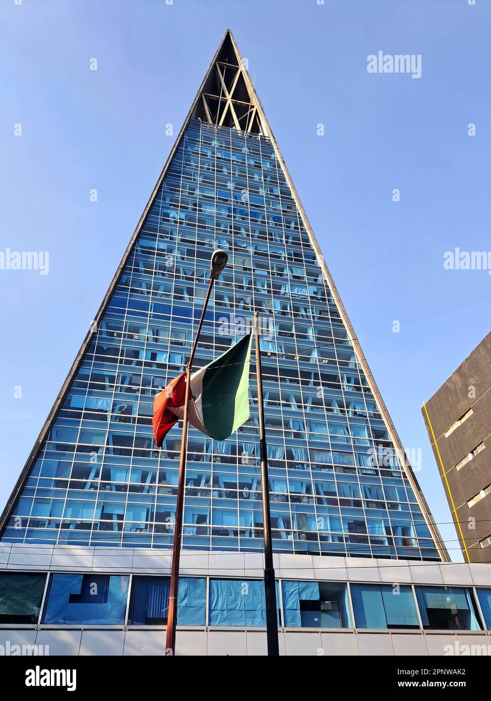 Triangular Prism Shaped Building