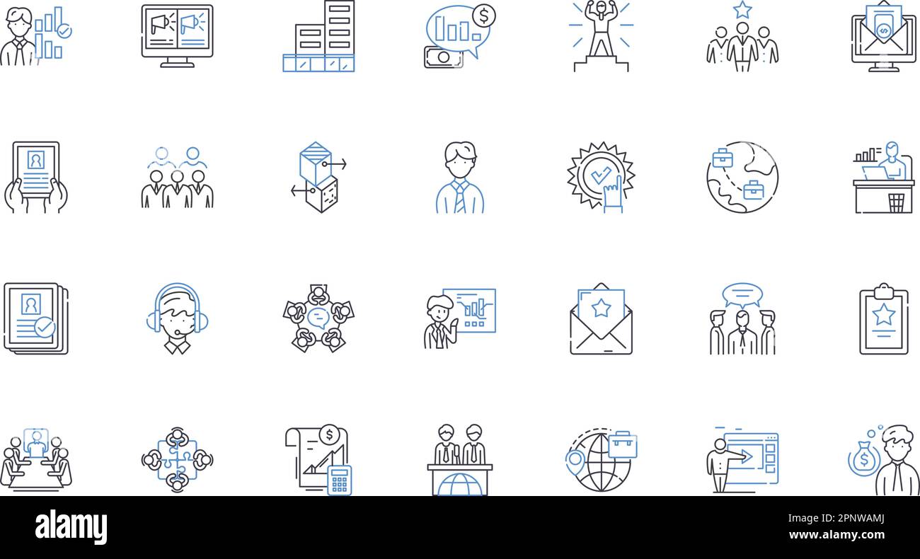 Career development line icons collection. Ambition, Aspiration, Growth ... Career development line icons collection. Ambition, Aspiration, Growth ...