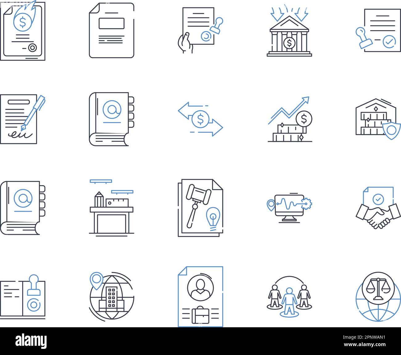 Customer desk line icons collection. Support, Service, Satisfaction ... Customer desk line icons collection. Support, Service, Satisfaction ...
