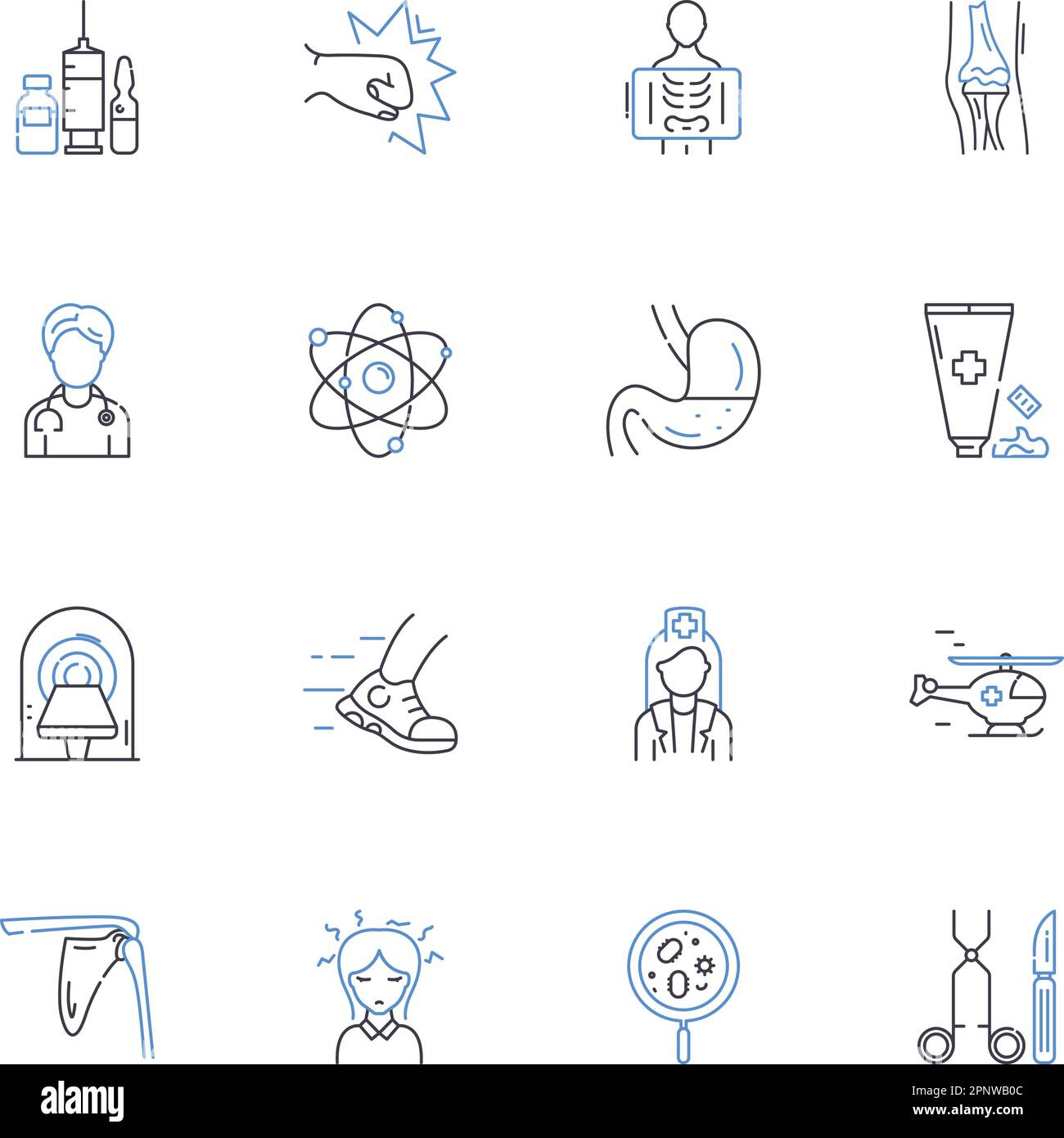 Housing and accommodation line icons collection. Apartment, House ...