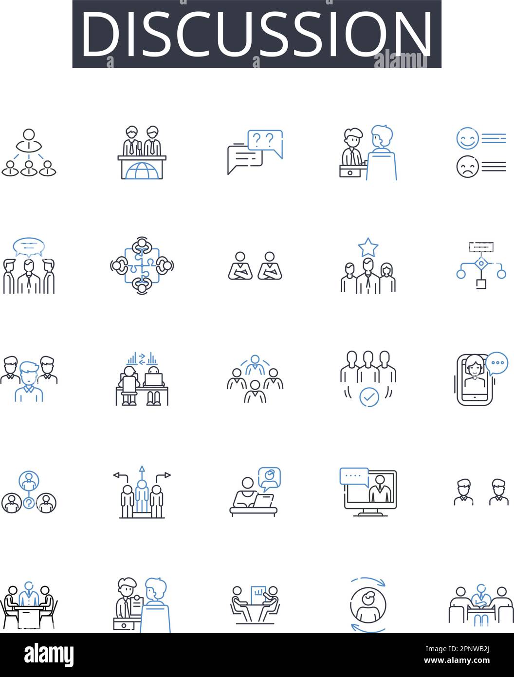 Dialogue focused Stock Vector Images - Alamy