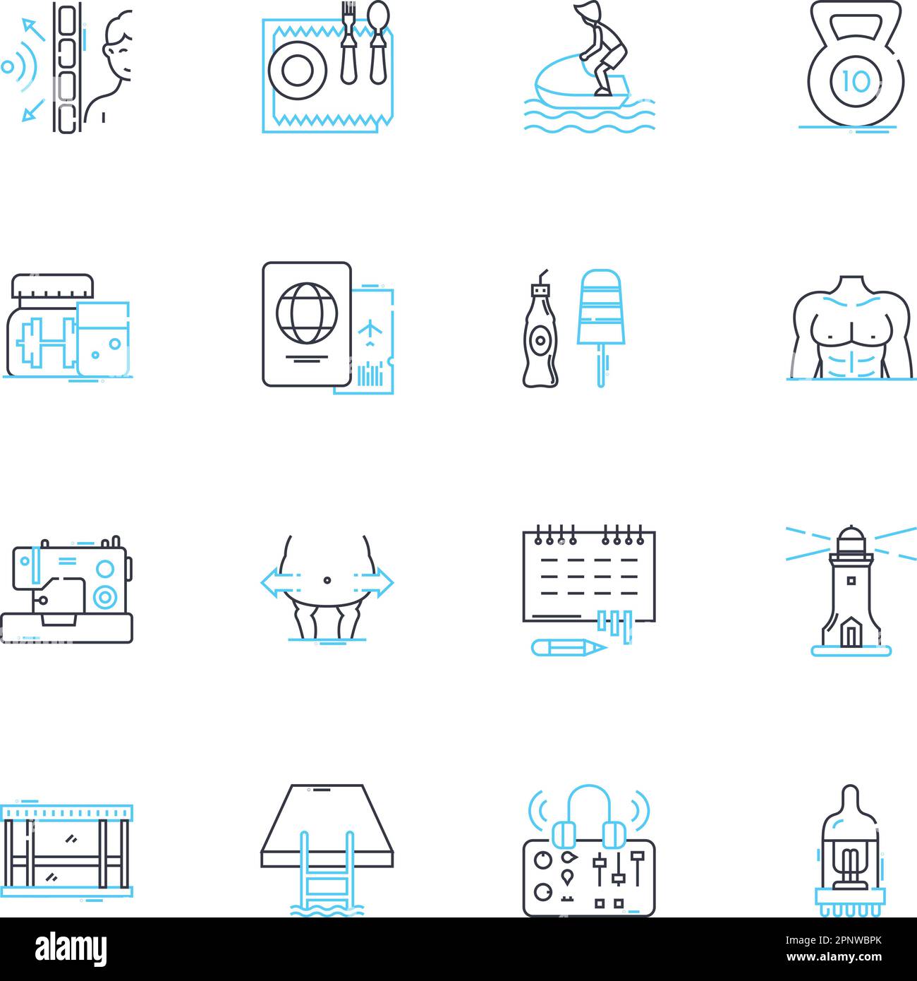 Gym rats linear icons set. Fitness, Exercise, Training, Strength ... Gym rats linear icons set. Fitness, Exercise, Training, Strength ...
