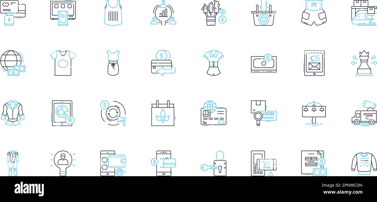 Customer service linear icons set. Satisfaction, Support, Experience ...