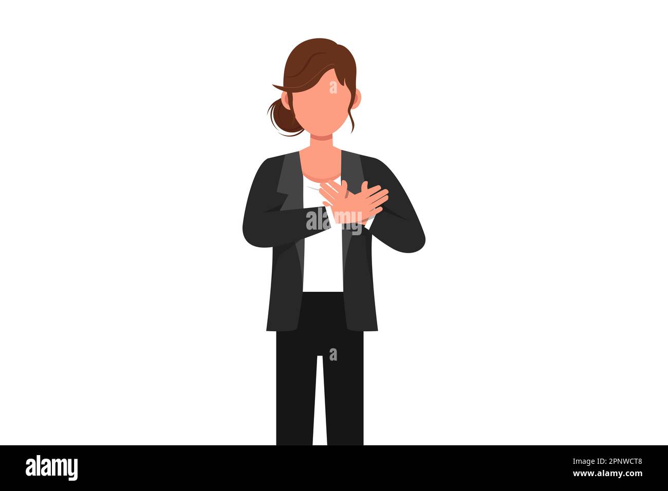 Chest pain cartoon character hi-res stock photography and images - Alamy