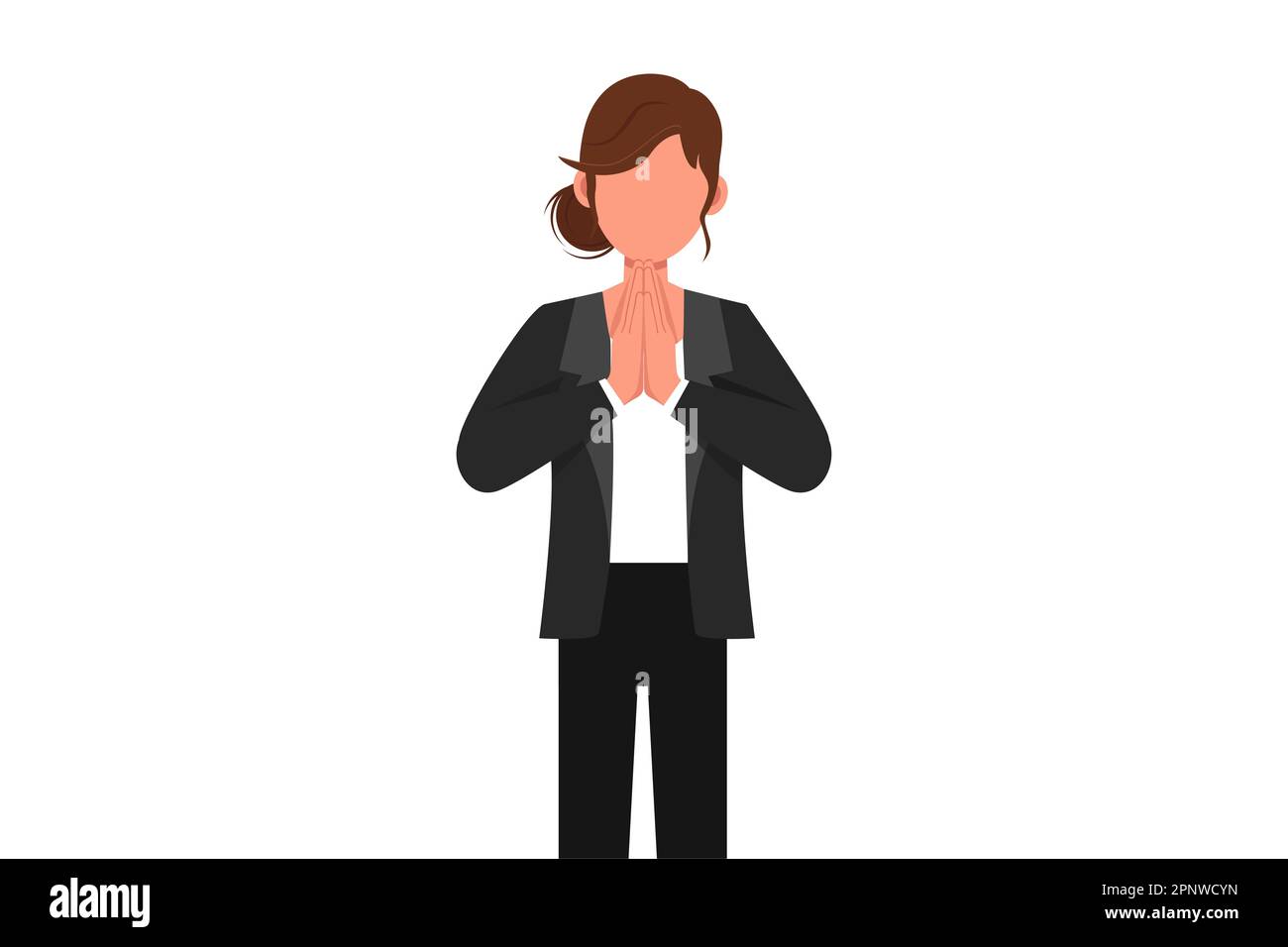 Woman in trendy blazer Cut Out Stock Images & Pictures - Alamy