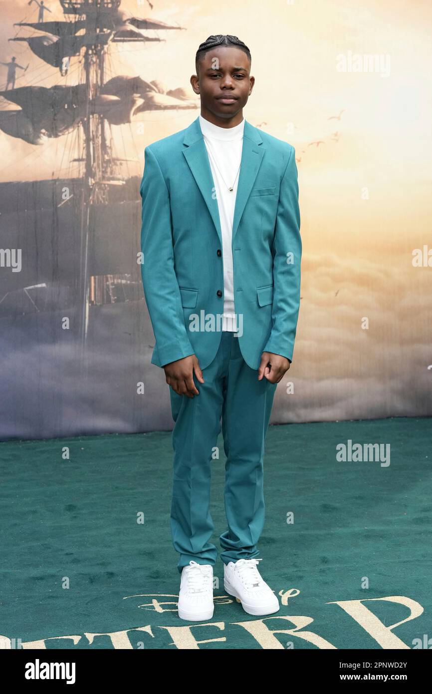Caelan EdieNoah poses for photographers upon arrival at the World ...