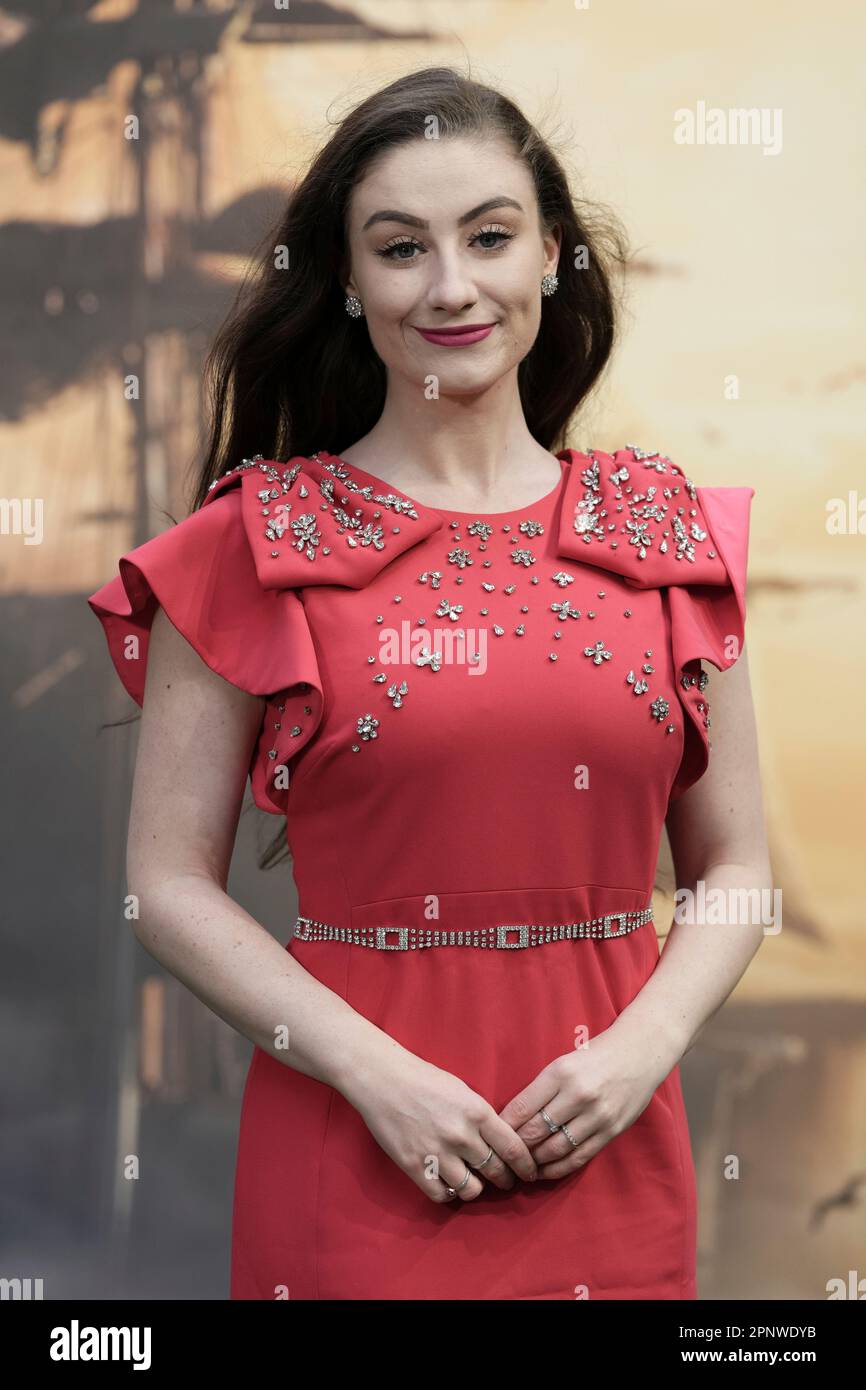 Amber Doig-Thorne poses for photographers upon arrival at the World ...