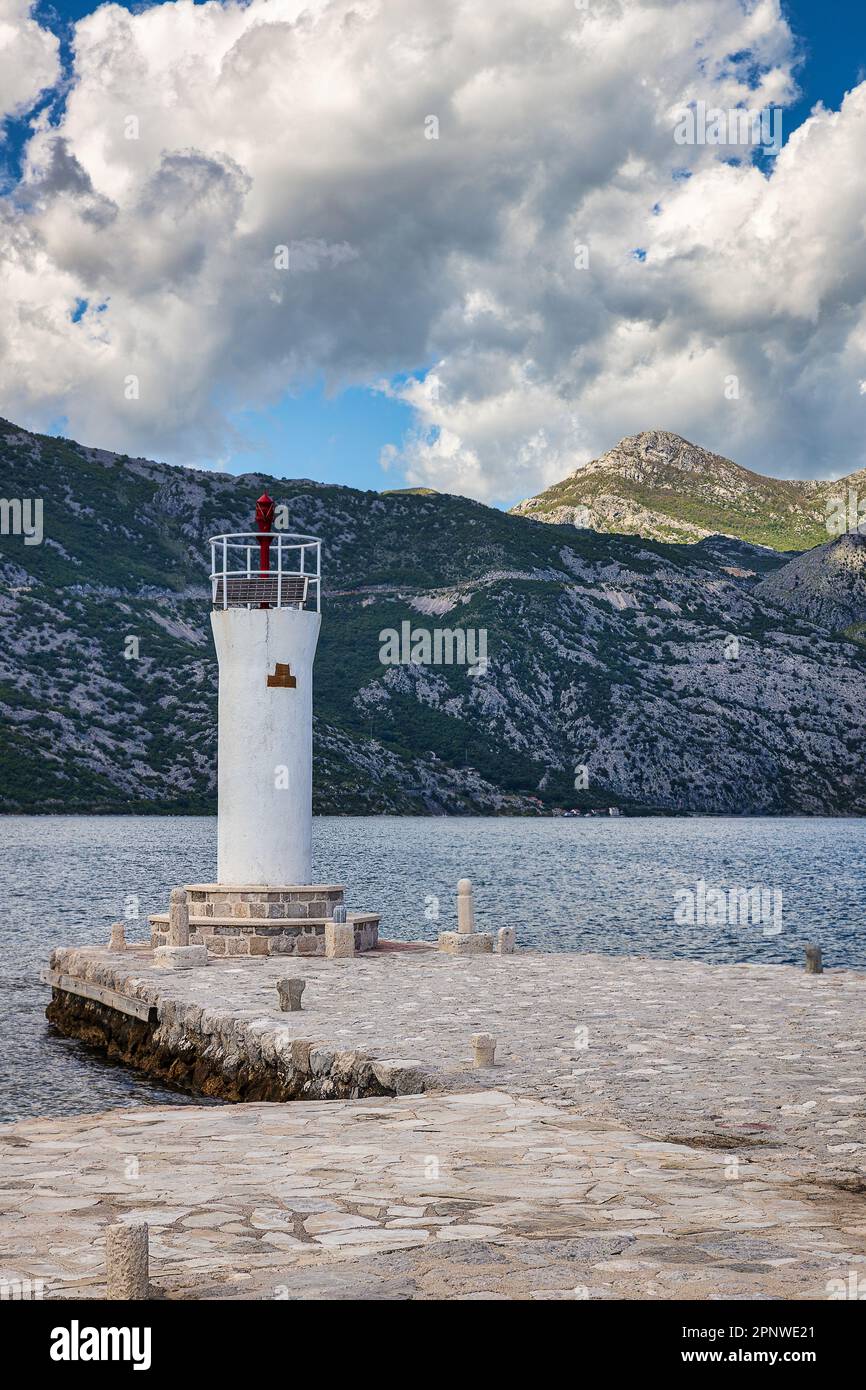 Lighthouse on artificial island hi-res stock photography and images - Alamy