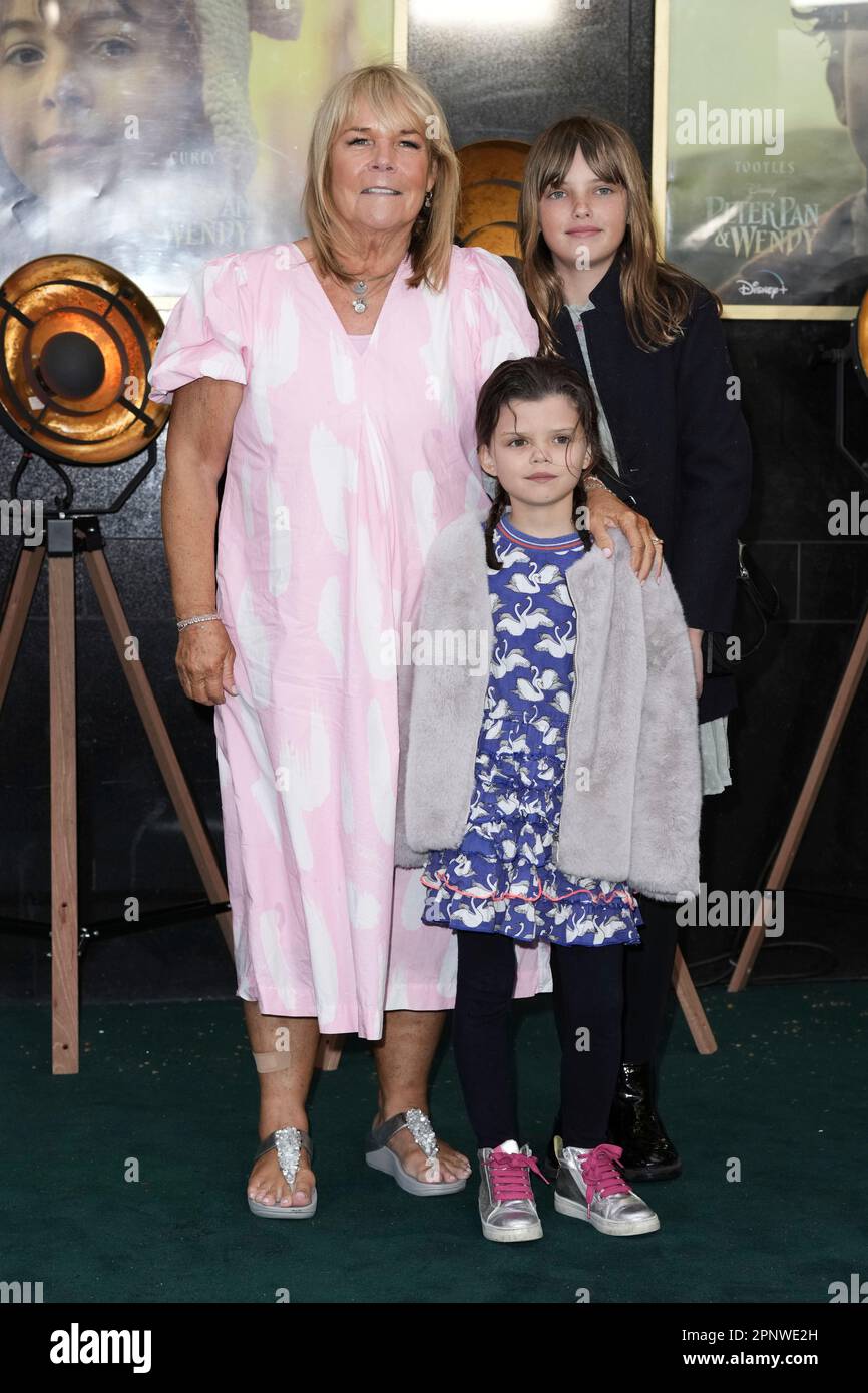 Linda Robson, left, poses for photographers upon arrival at the World ...