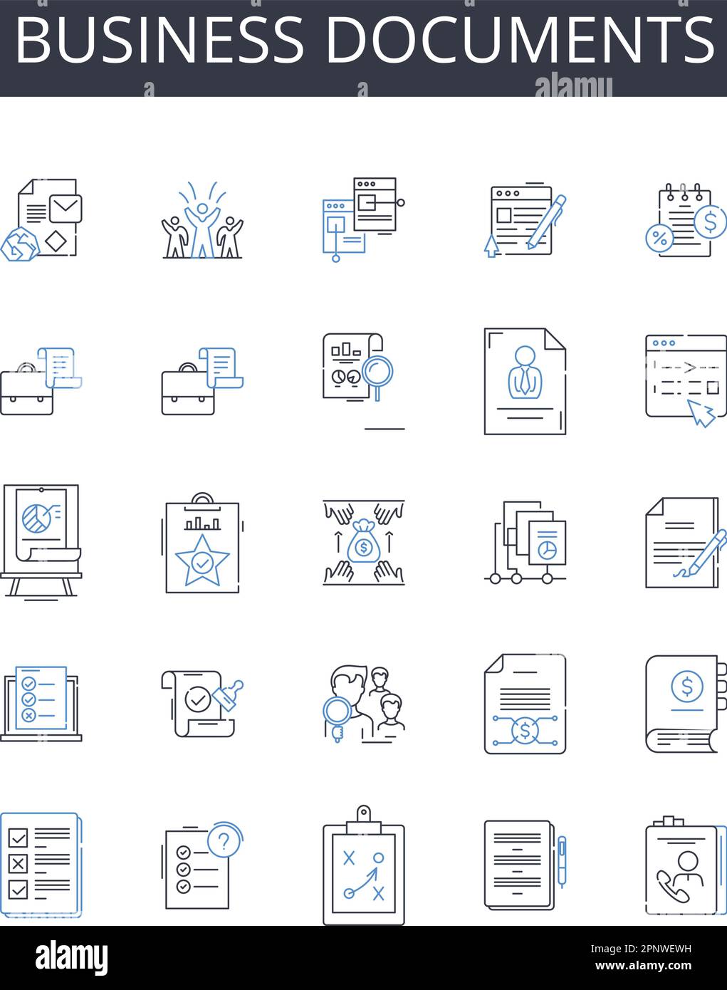 Contracts and orders Stock Vector Images - Alamy