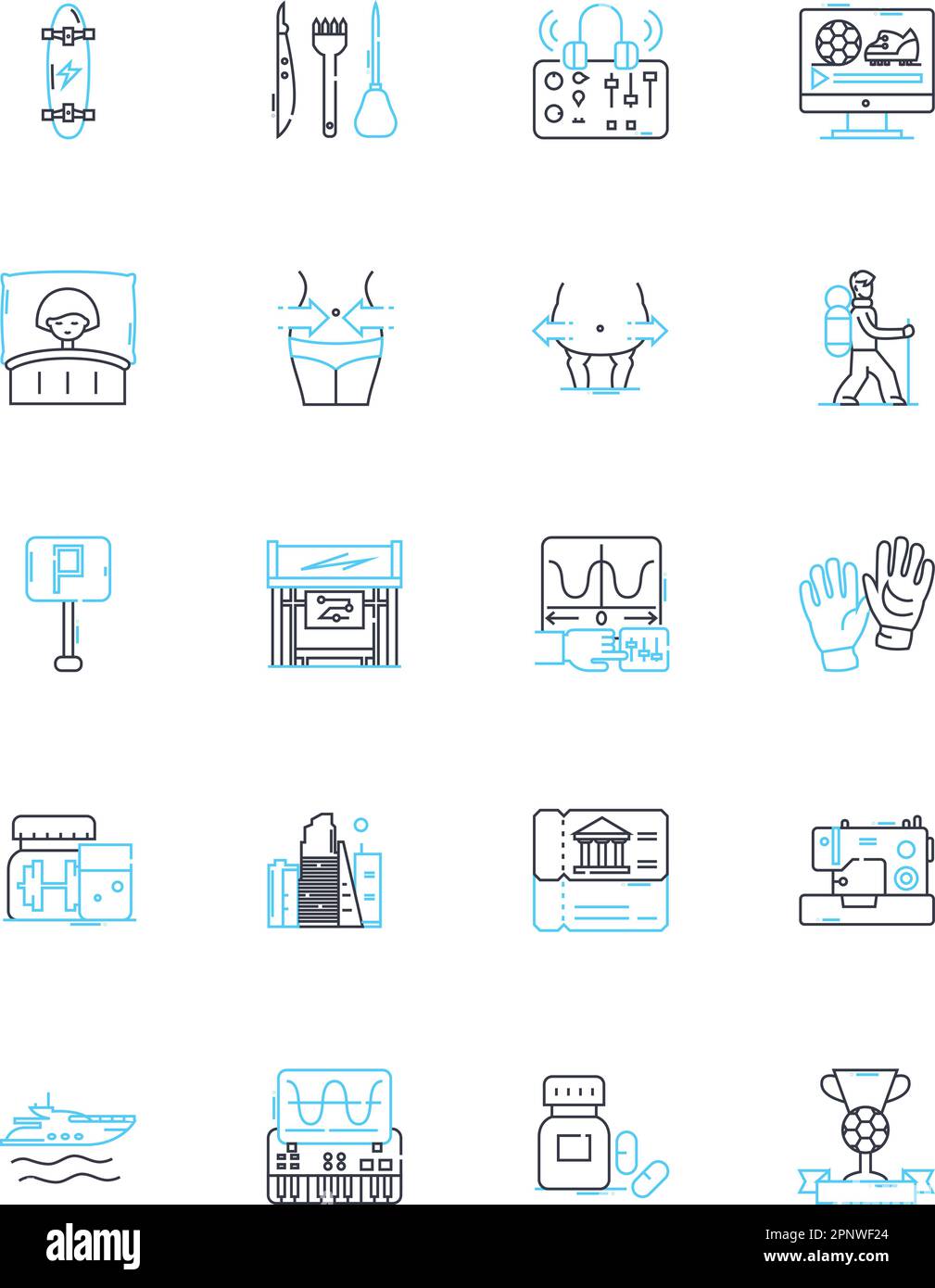 Learning Labs linear icons set. Collaboration, Innovation, Creativity ...