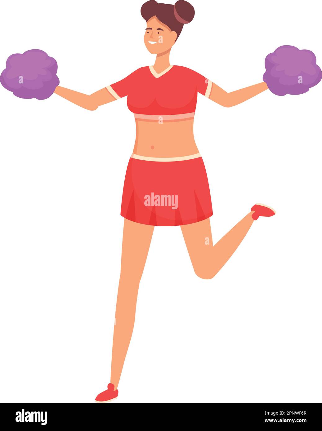 Cheer dance cartoon hi-res stock photography and images - Alamy