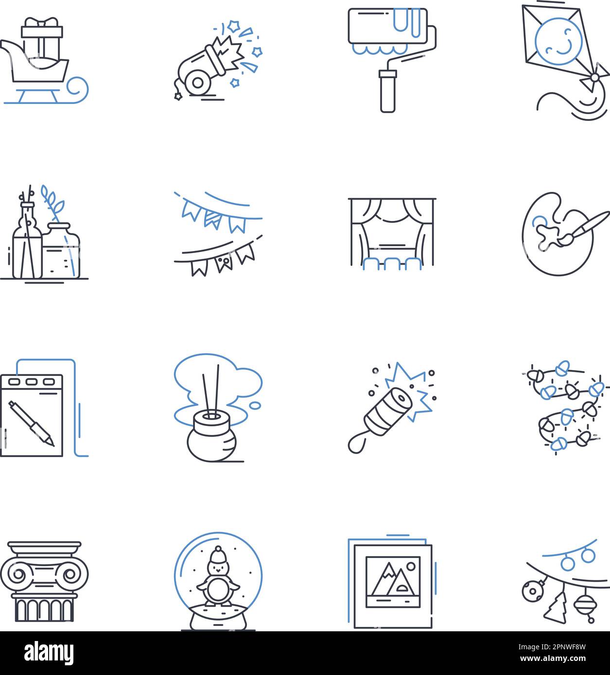 Ingenious hobbies line icons collection. Puzzles, Robotics, Coding ... Ingenious hobbies line icons collection. Puzzles, Robotics, Coding ...