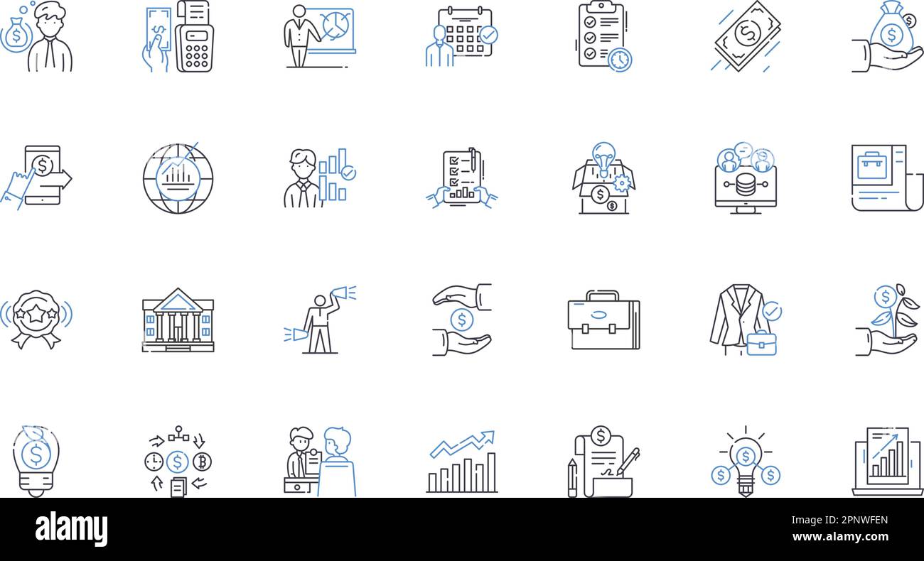 Capital Injection line icons collection. Investment, Funding, Cash ...