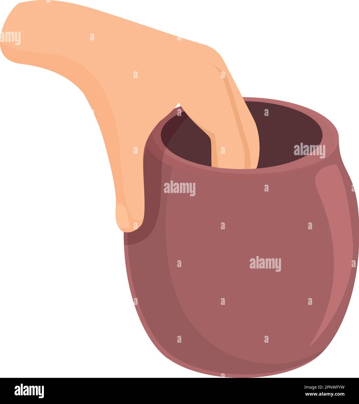 Handmade pottery lifestyle Stock Vector Images - Alamy