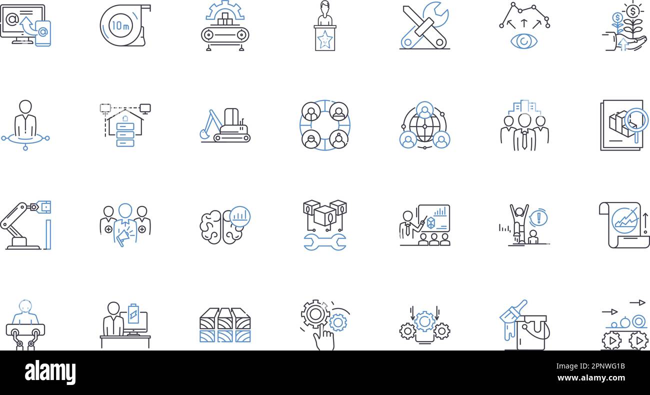 Educational institution line icons collection. Learning, School ...