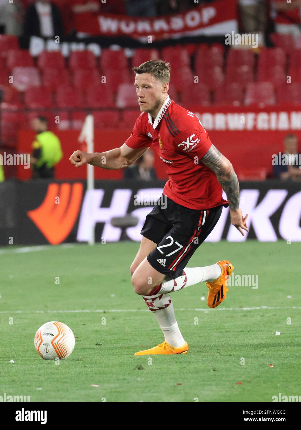 Ramon Sanchez Pizjuan stadium, Sevilla, Spain, April 20, 2023, Wout ...